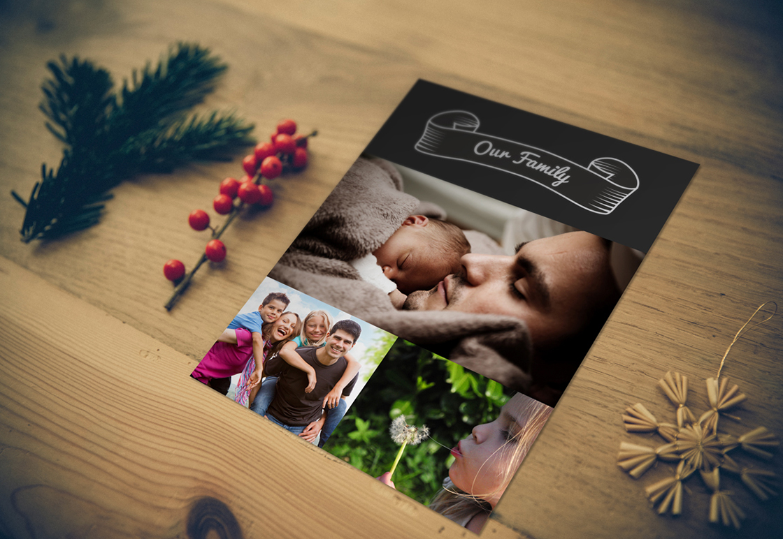 Greeting Card Mockup Photoshop PSD Template Display Holiday Greeting Card Mockup Photoshop PSD Template Display Holiday